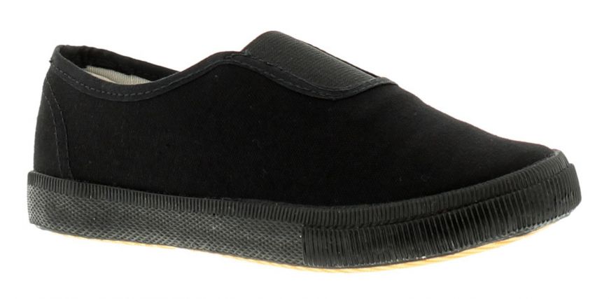 Kids Black School Pumps – Clifton College